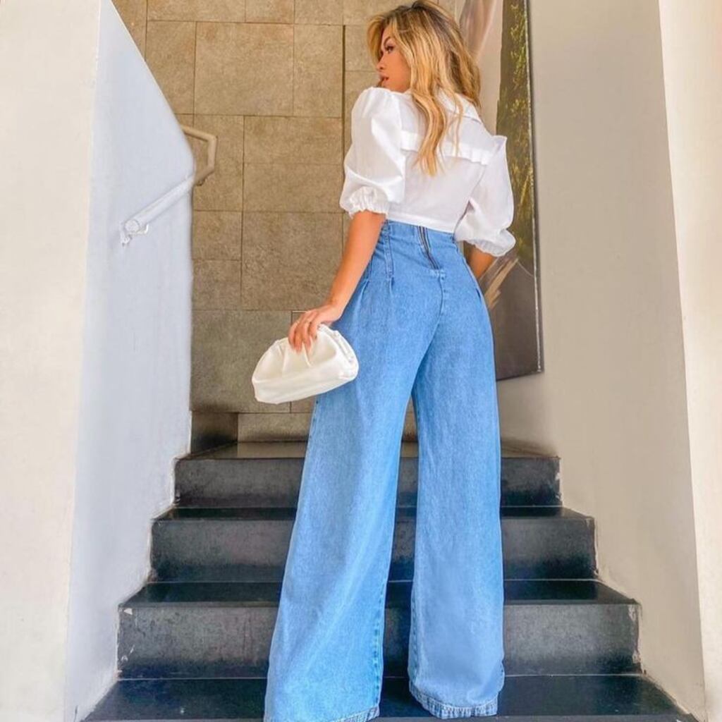 Moda: ¿Qué son los jeans ‘pata de elefante’ y cómo se usan? – Nueva Mujer