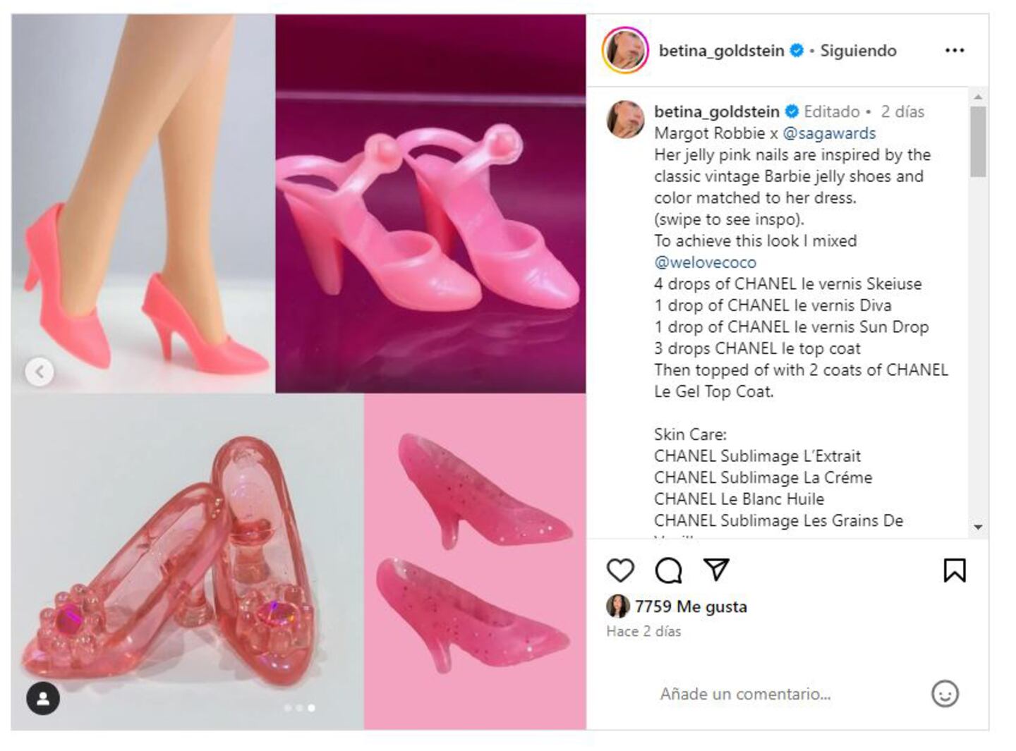 Uñas jelly: la manicura de Margot Robbie ideal para la primavera ...