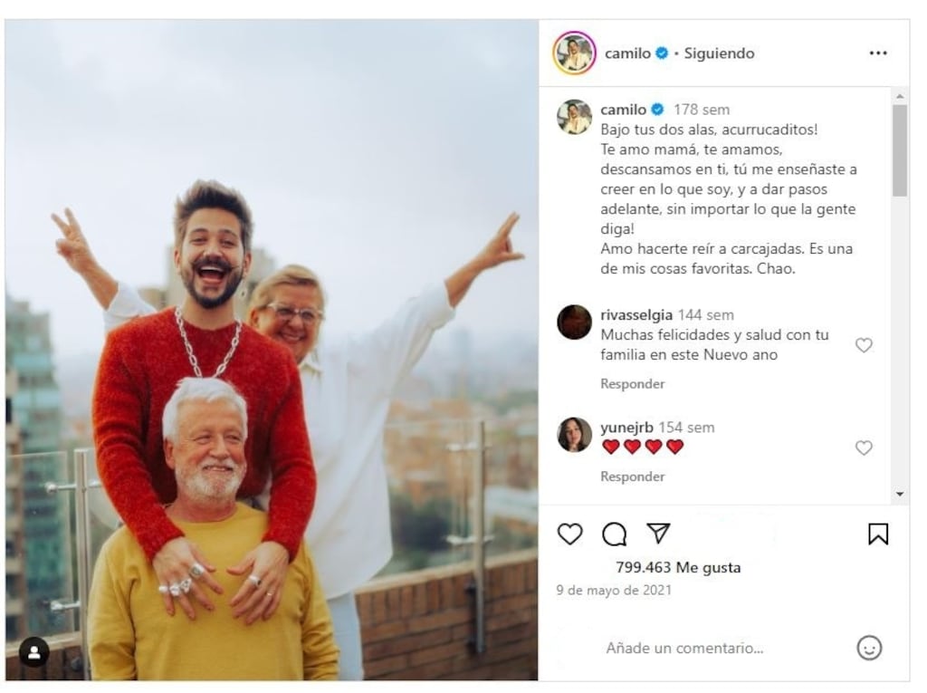 Camilo: quiénes son los miembros de la familia del cantante – Nueva Mujer