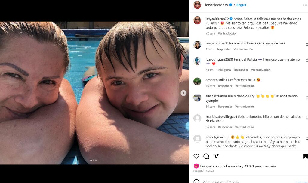 Marjorie de Sosa rompió el corazón de Luciano, el hijo de Lety Calderón ...