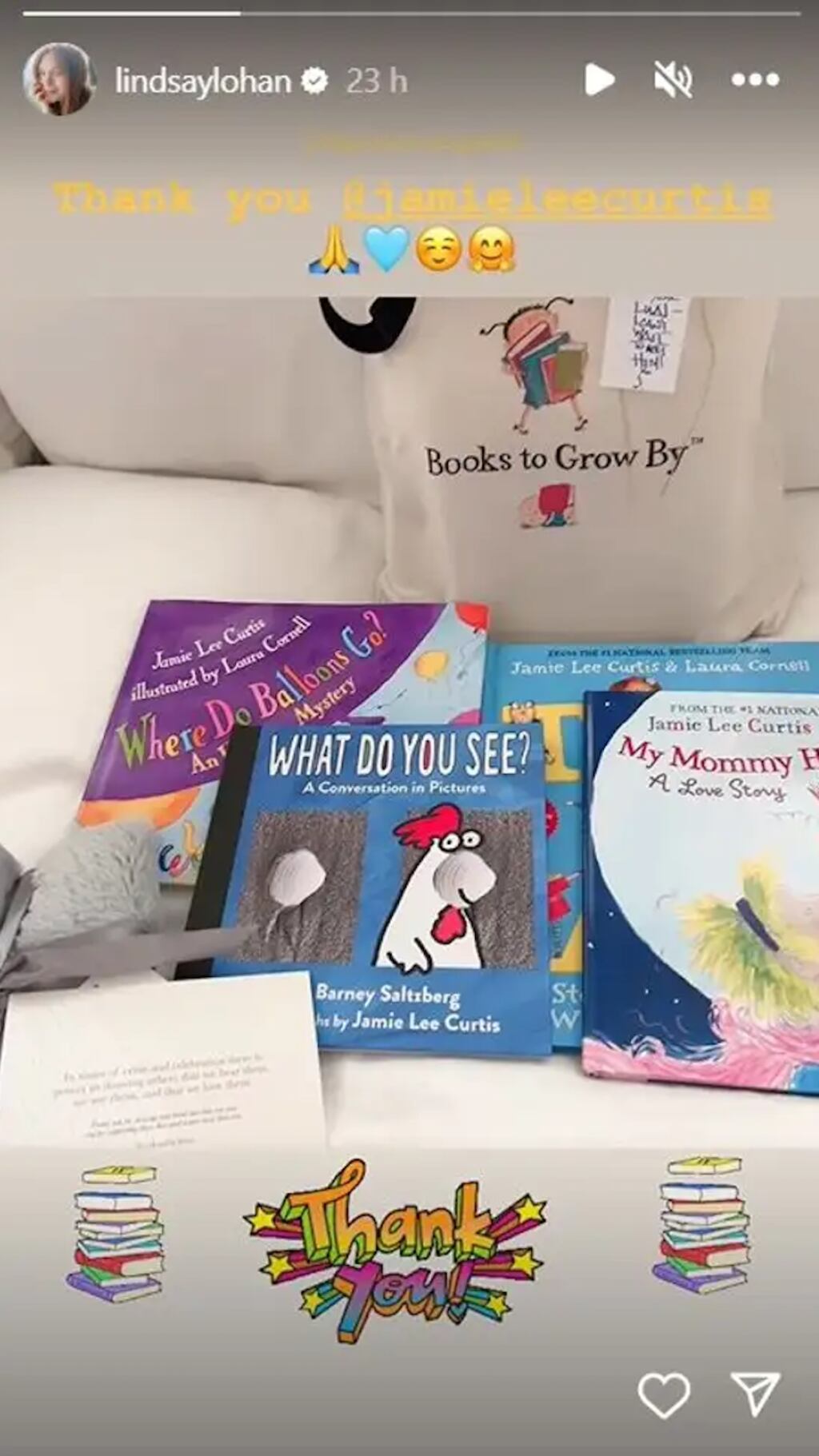 El regalo de Jamie Lee Curtis para el bebé de Lindsay Lohan: lo hizo ...