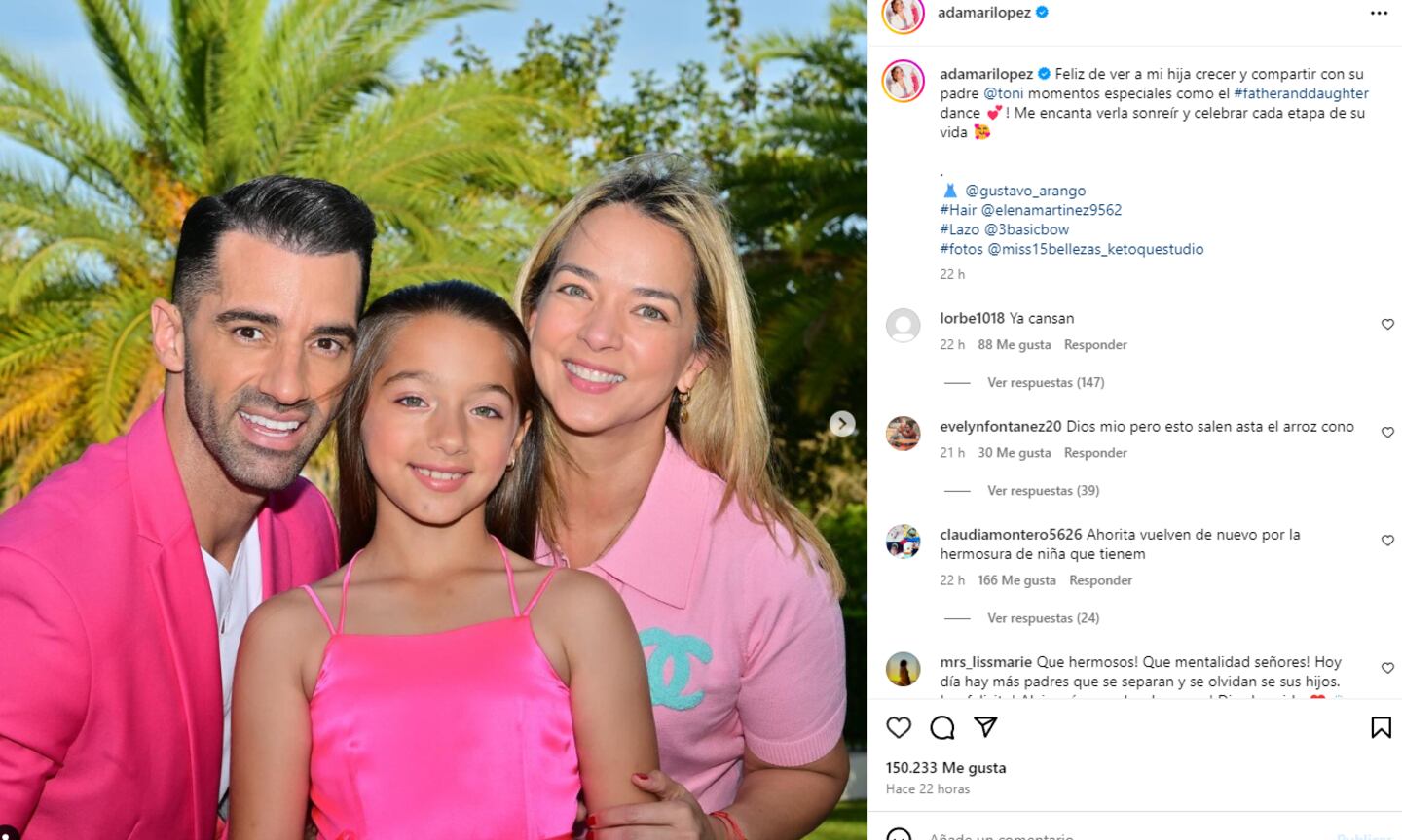 La hija de Adamari López se somete a tratamiento facial a sus 9 años y ...