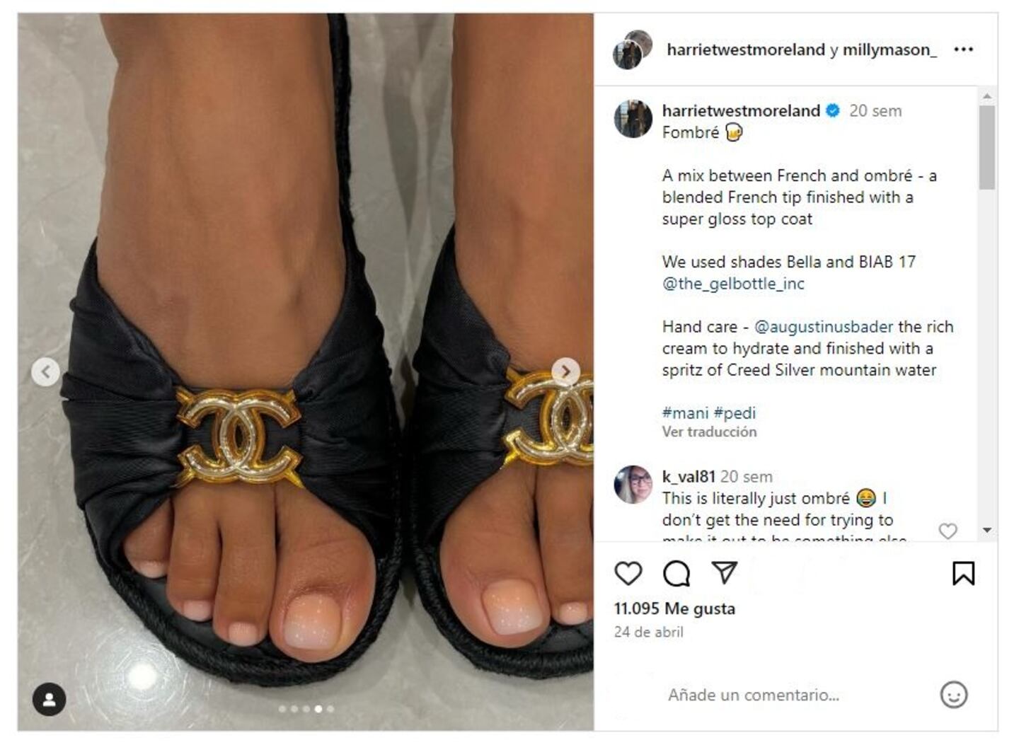 ¿Cómo son las uñas fombré? La manicura combina las ‘french nails’ con ...