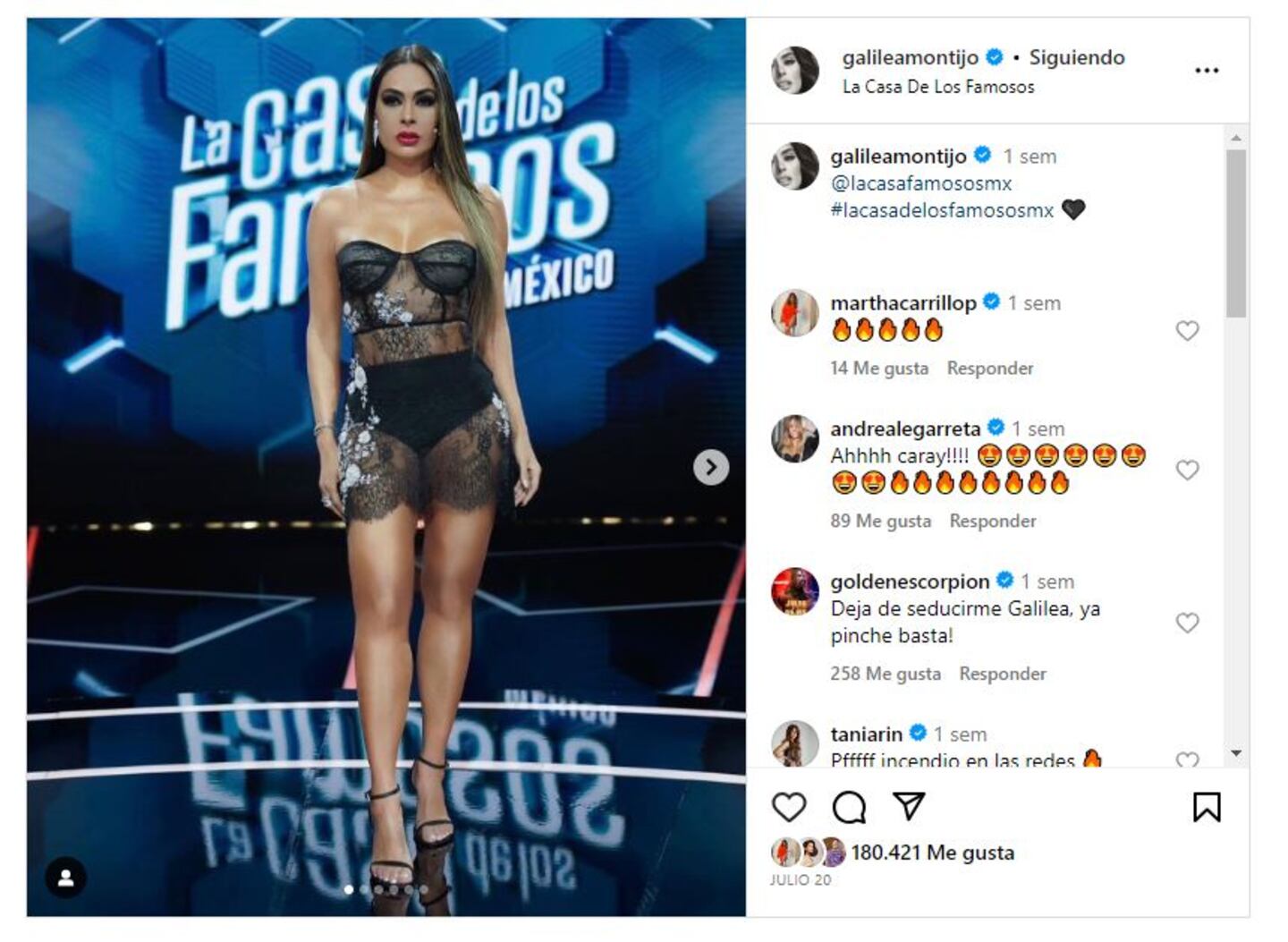 La casa de los famosos: 5 de los mejores looks de Galilea Montijo – Nueva Mujer