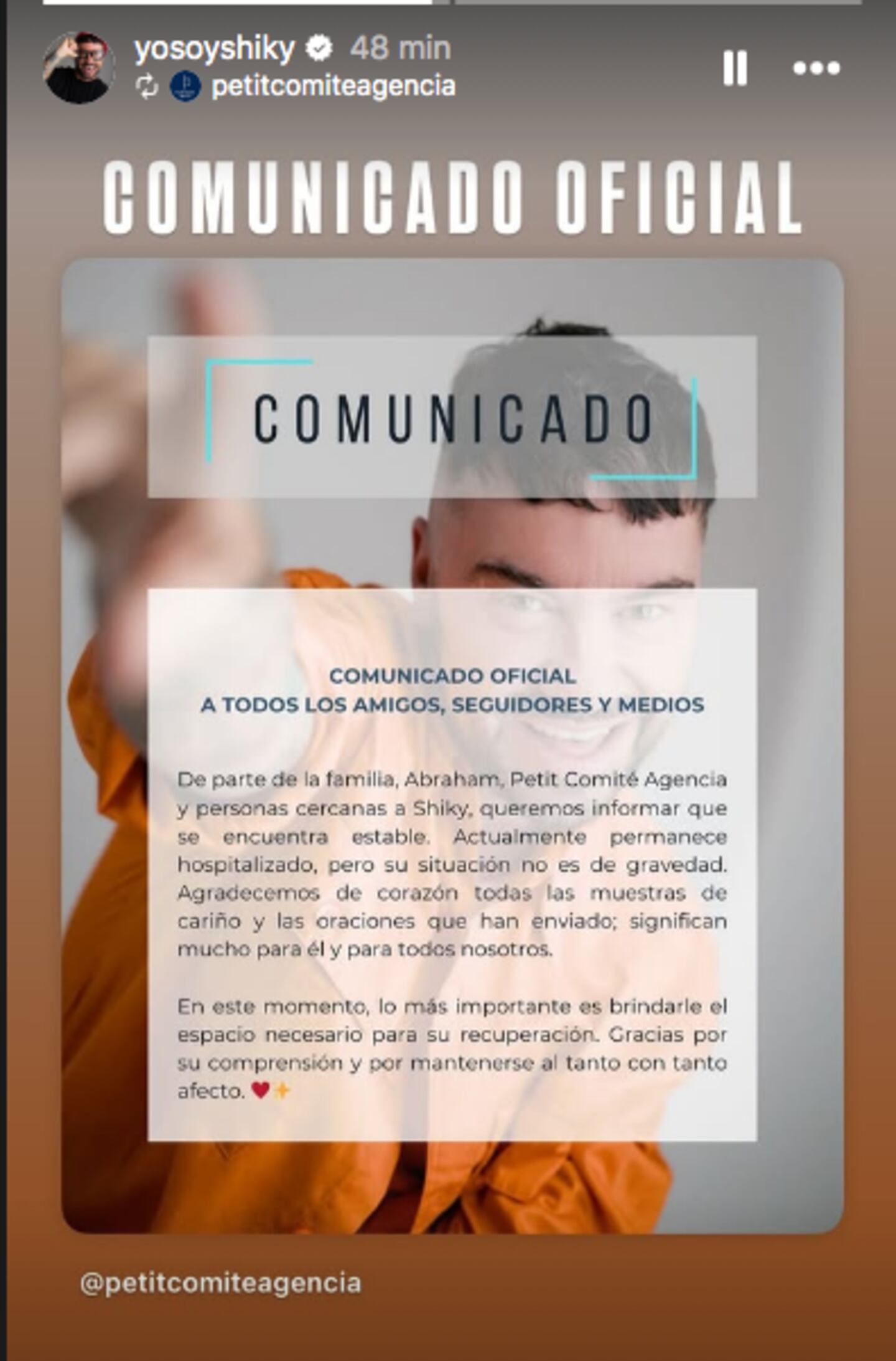 ¿Qué pasa con Shiky? Su familia rompe el silencio tras su ingreso al ...