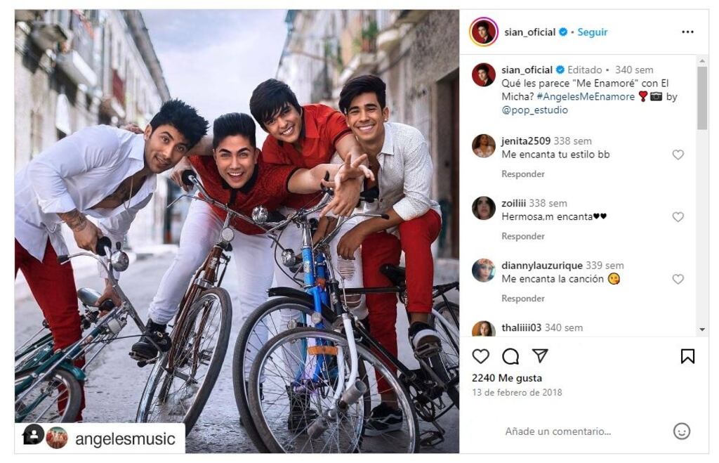 Sian Chiong: así se veía en la boyband cubana Ángeles – Nueva Mujer