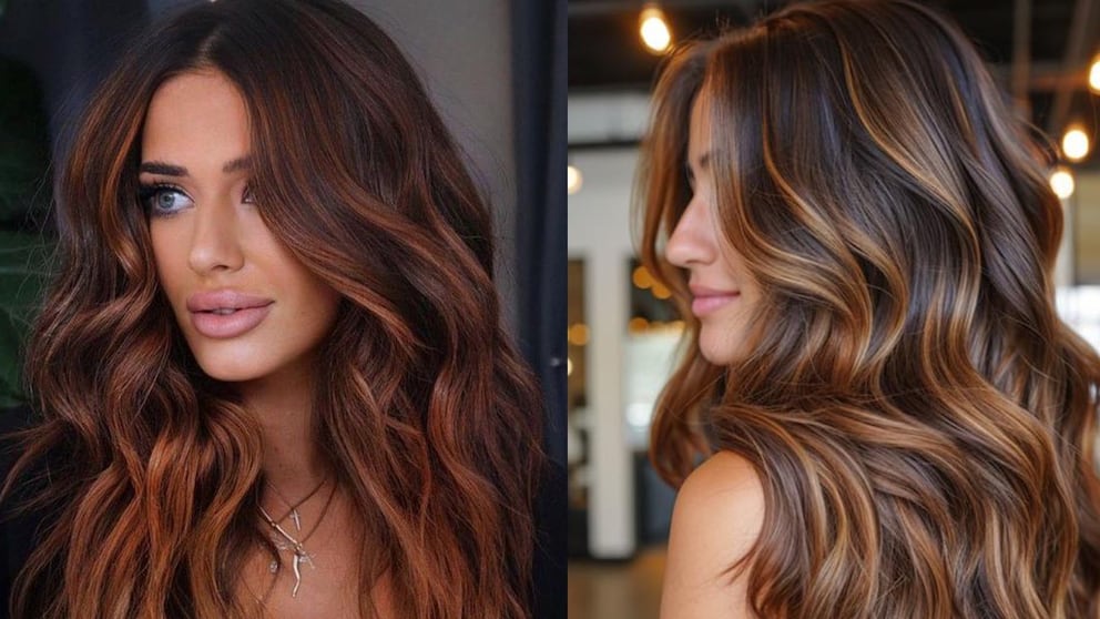 Cabello Tipos De Mechas Cobrizas Que Las Morenas Deben Probar Para Darle Luz Al Rostro Y