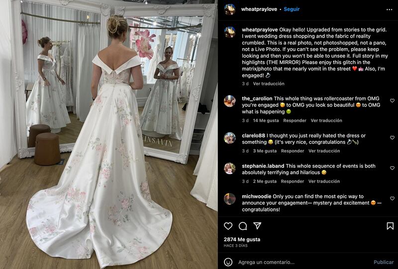 Viral Mujer Causa Terror Tras Compartir Foto De Su Prueba De Vestido