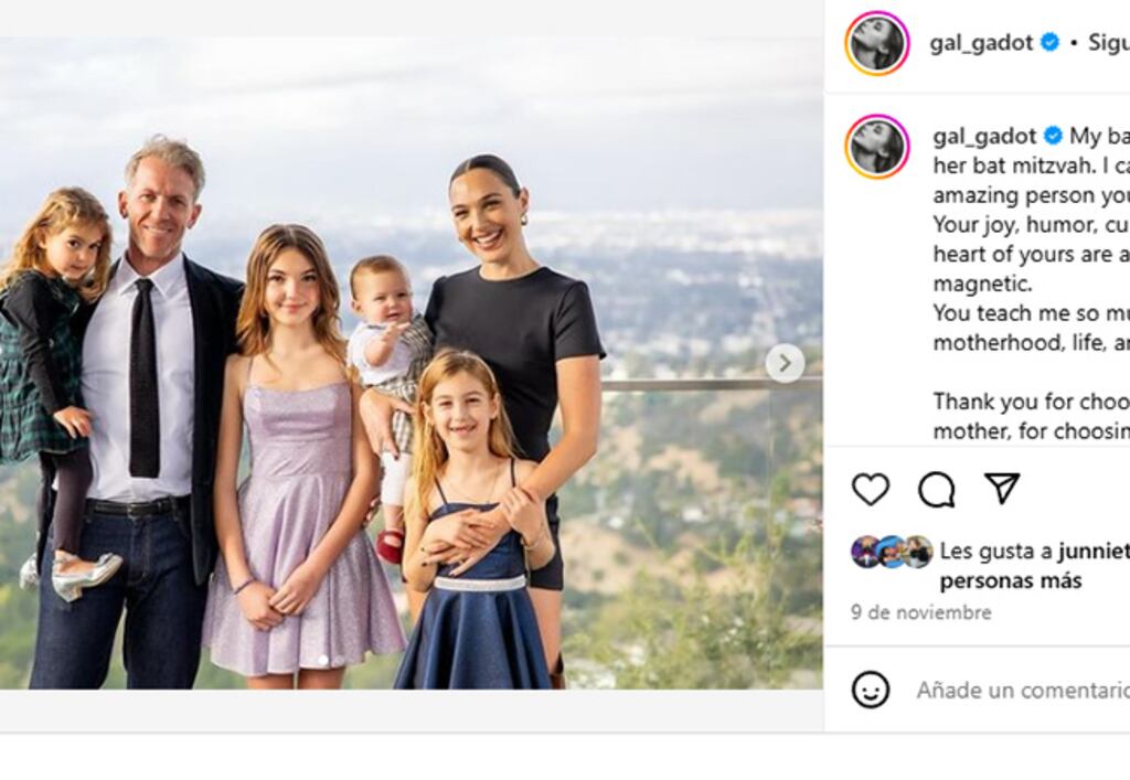 Gal Gadot: así de grandes y hermosas están sus cuatro hijas, una es su clon – Nueva Mujer