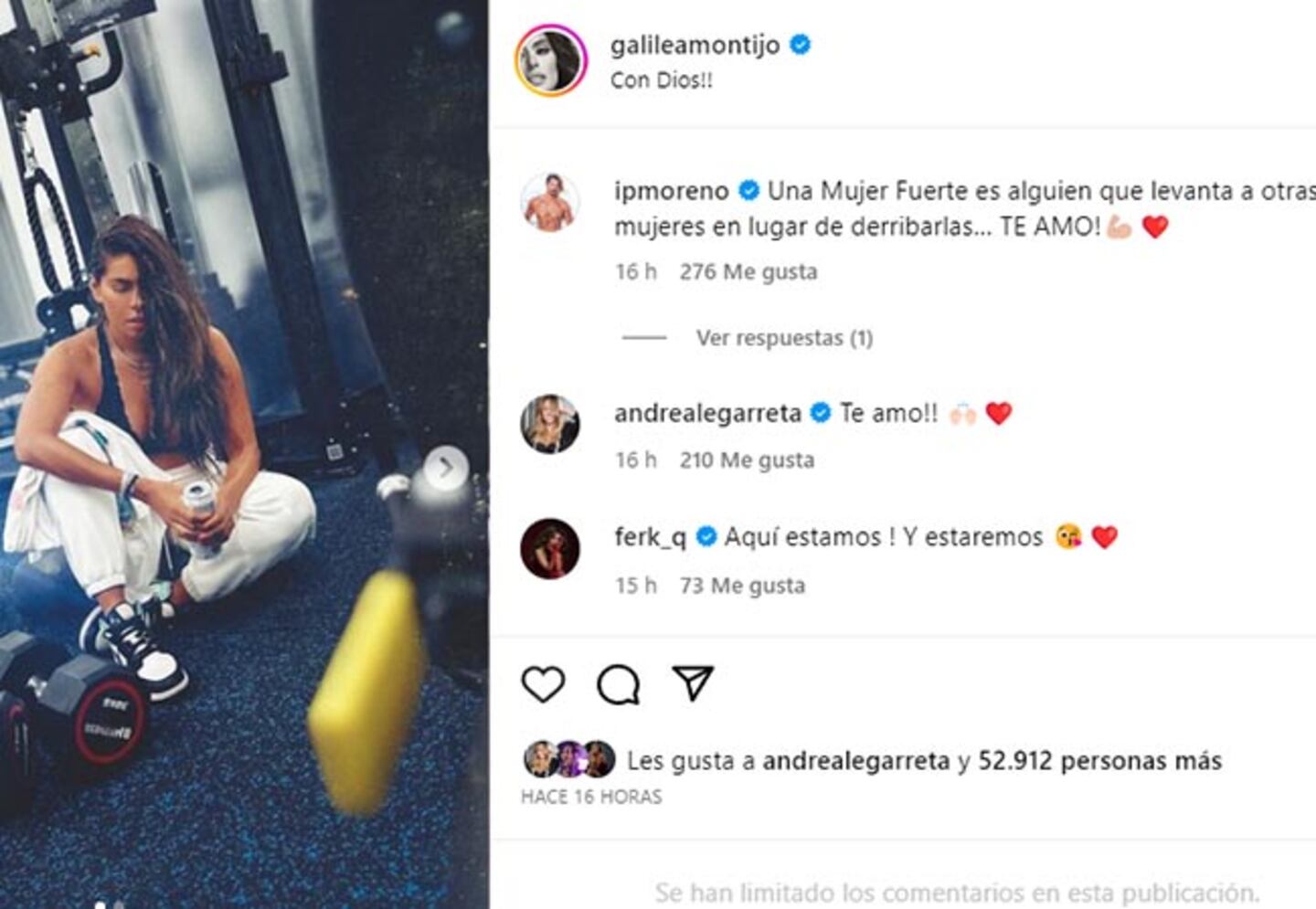 Galilea Montijo: el mensaje con el que su novio salió a defenderla tras ser acusada de romance ...