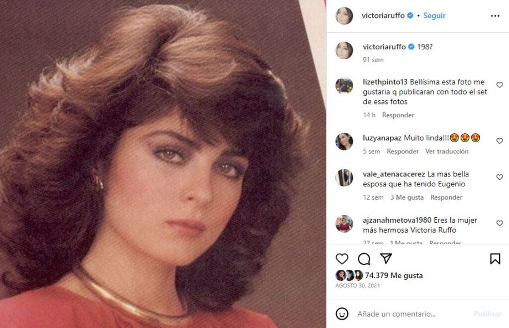 Victoria Ruffo: 5 fotos que muestran cómo lucía de joven – Nueva Mujer