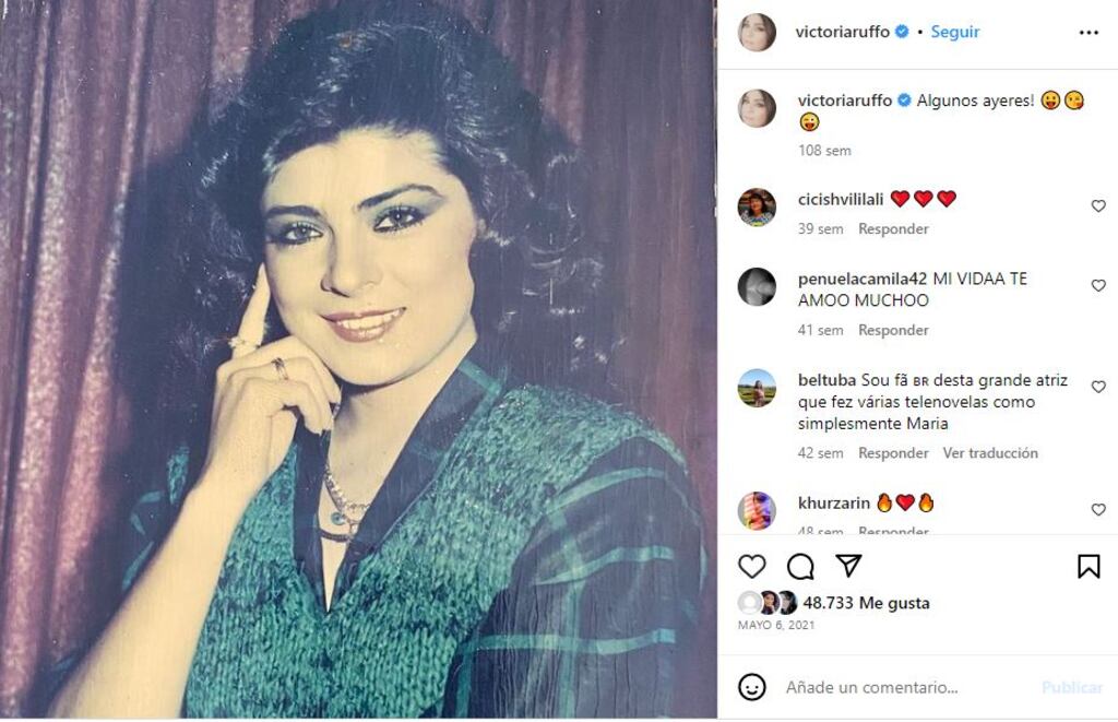 Victoria Ruffo: 5 fotos que muestran cómo lucía de joven – Nueva Mujer