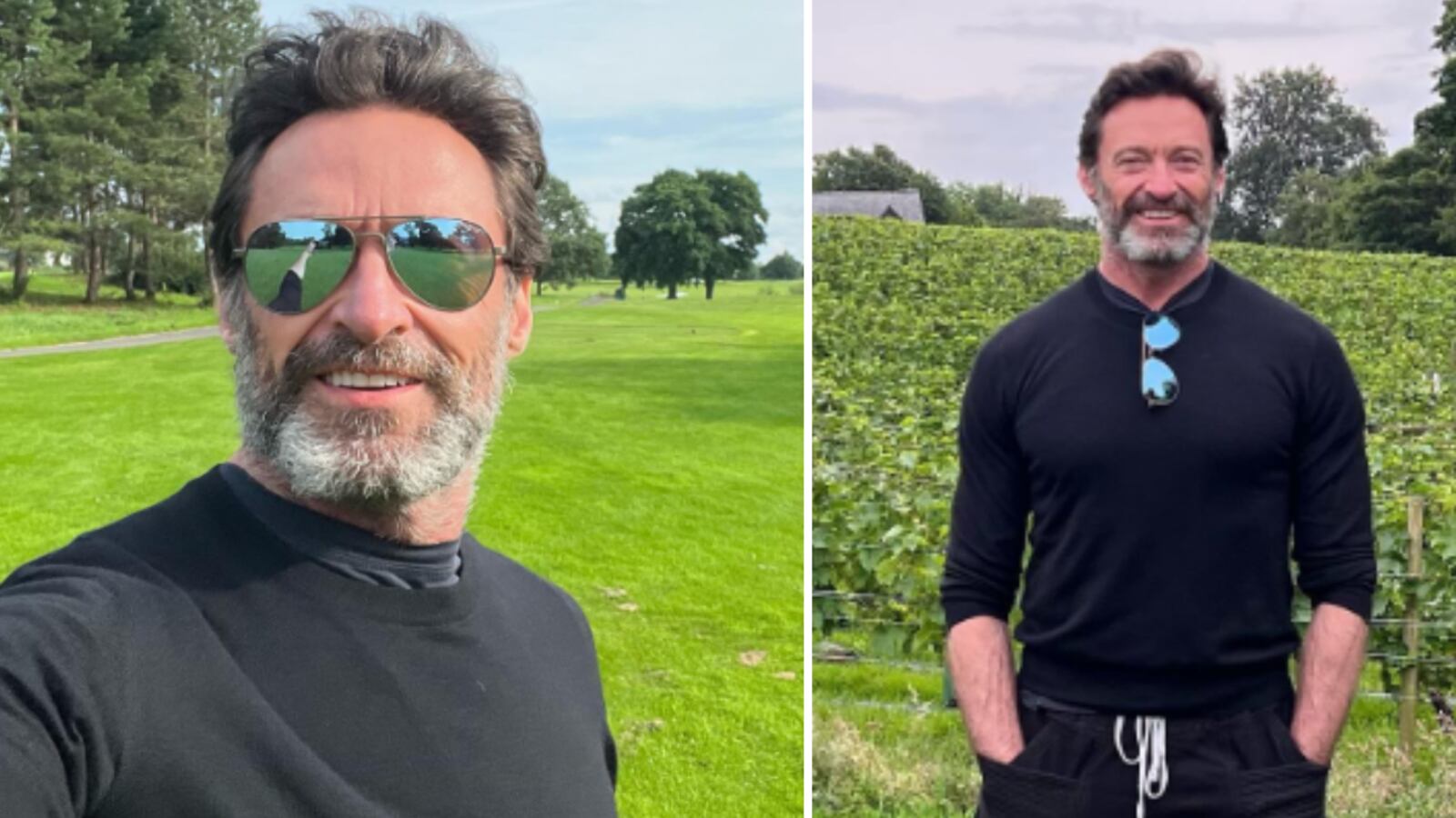 ¡muy Recuperado Los 55 Le Sentaron De Maravilla A Hugh Jackman Y Presumió Sus Bíceps En Ny