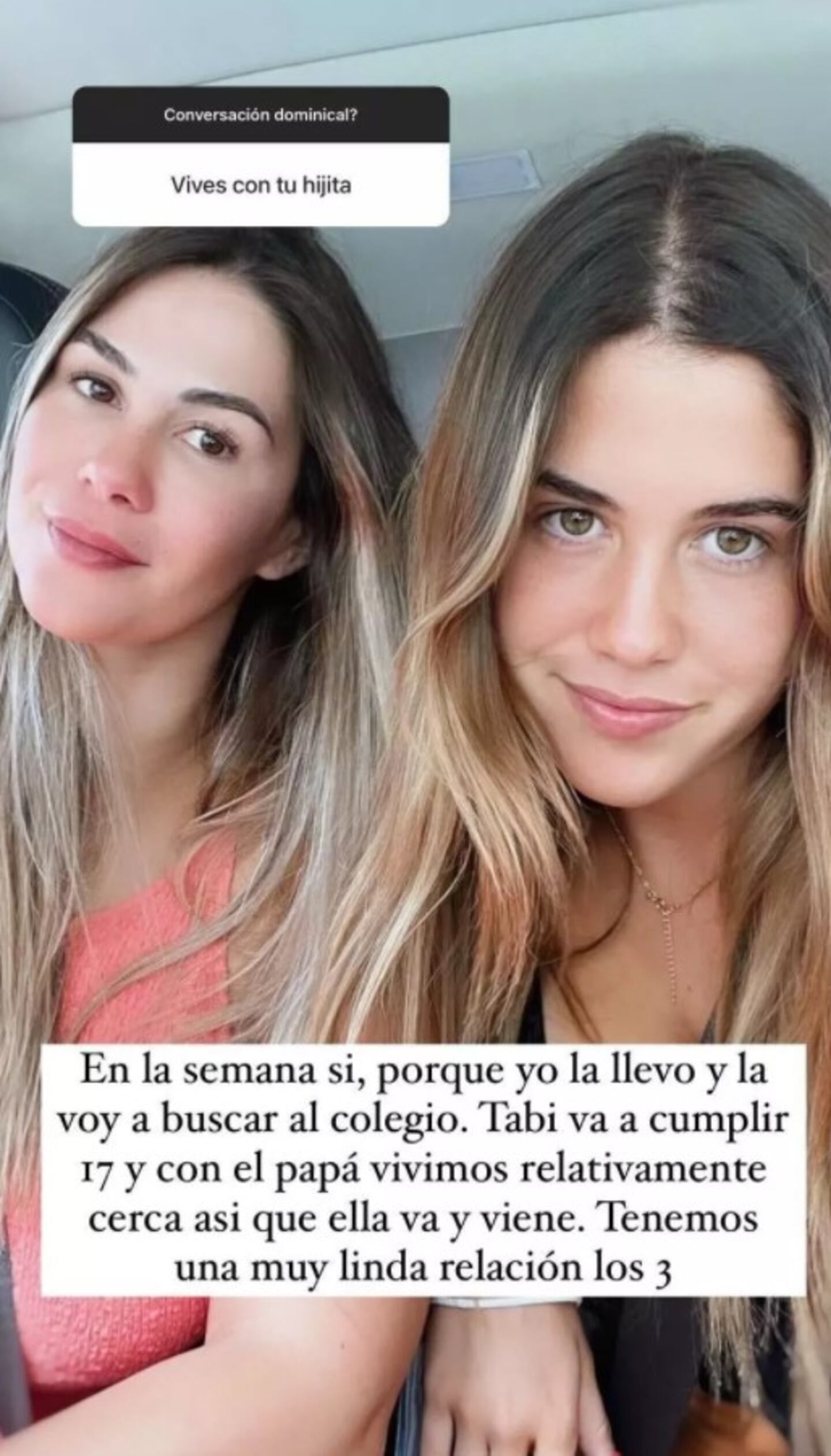 Así de impresionante es el parecido entre Laura Prieto y su hija Tabata ...