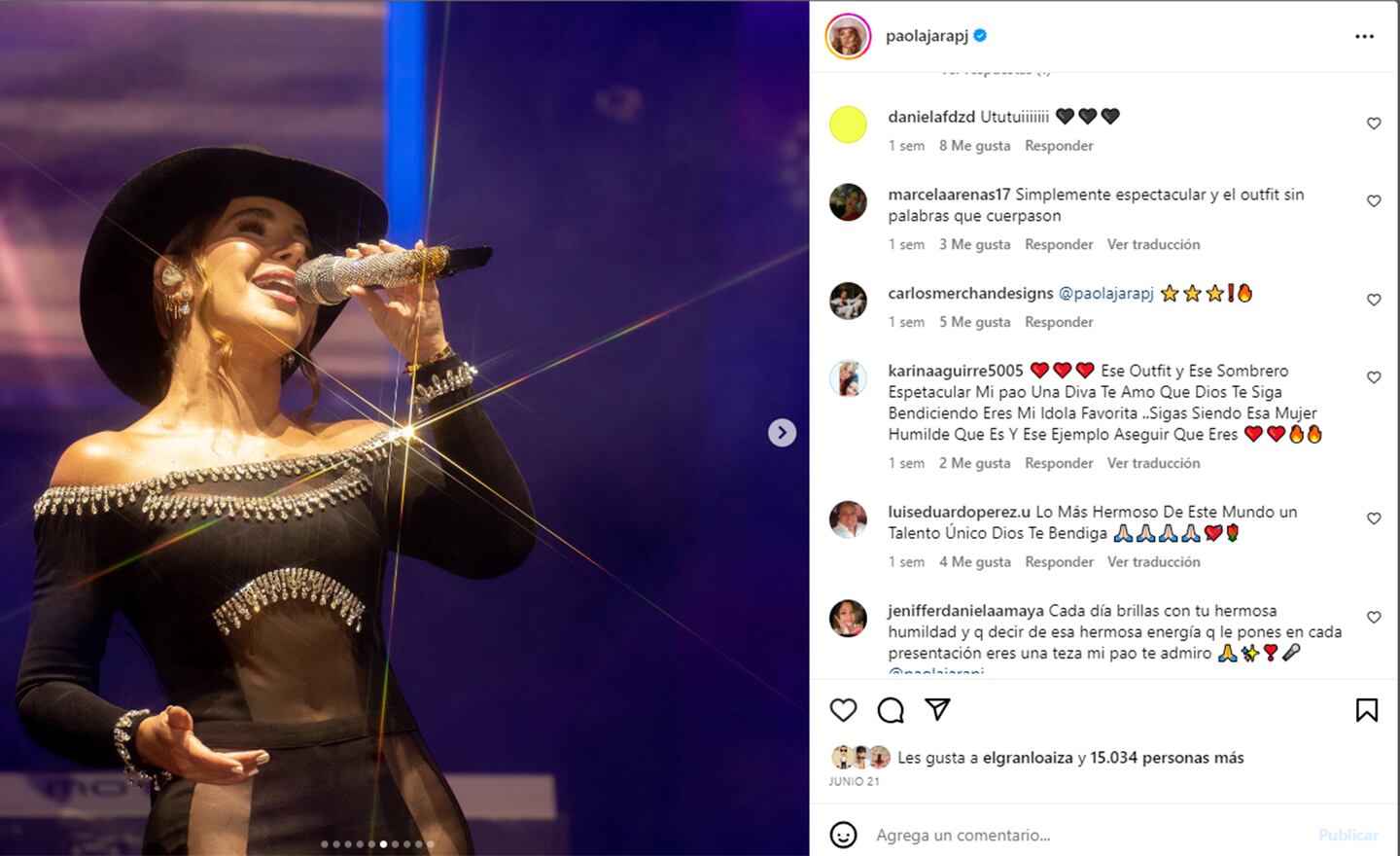 Paola Jara es halagada por su look de Vaquera galáctica – Nueva Mujer