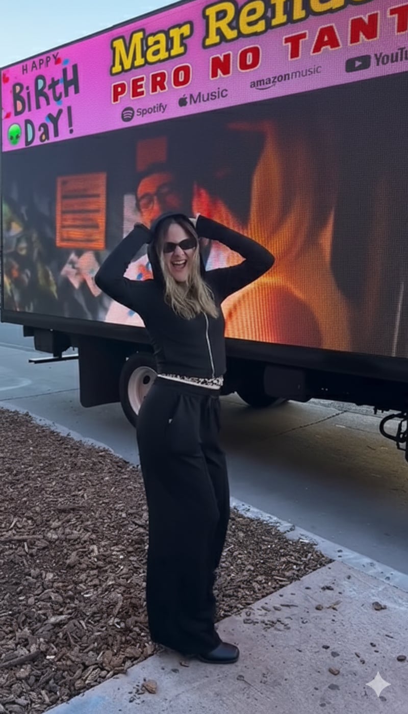 La cantante ecuatoriana Mar Rendón celebró sus 23 años en Las Vegas ...