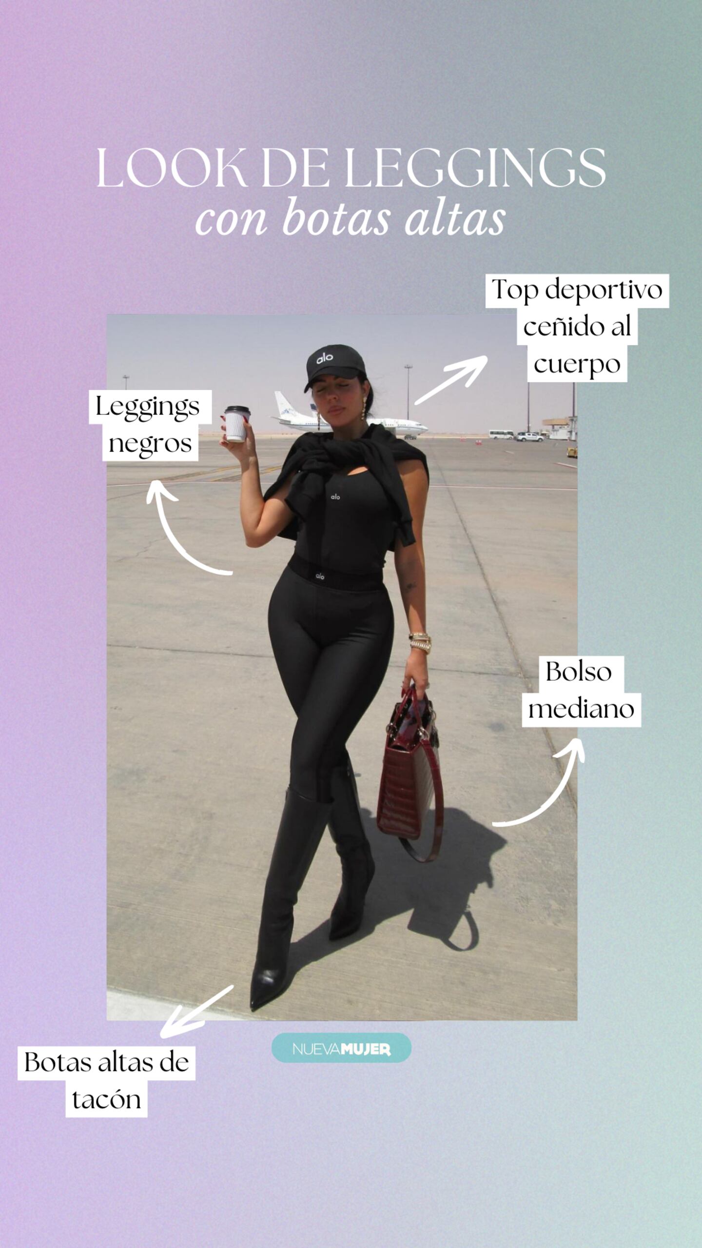 Moda: ¿Cómo combinar leggings con botas altas? – Nueva Mujer