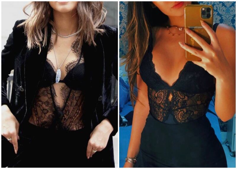 Ideas para combinar bodysuits de encaje con faldas para lucir sexy y sofisticada en primavera ...