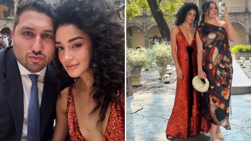 Ale Capetillo lució espectacular en la boda de nieta de Slim: su ...